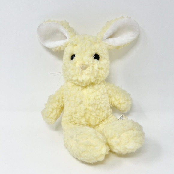 Eden | Toys | Vintage Eden Rabbit 2 Fluffy Musical Yellow Bunny Plush ...